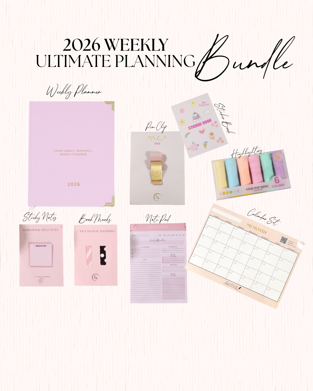 2026 (Weekly) Ultimate Planning Bundle | By Evette Santos